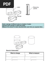 Paper Towel Absorbency Lab Report | PDF | Hypothesis | Experiment
