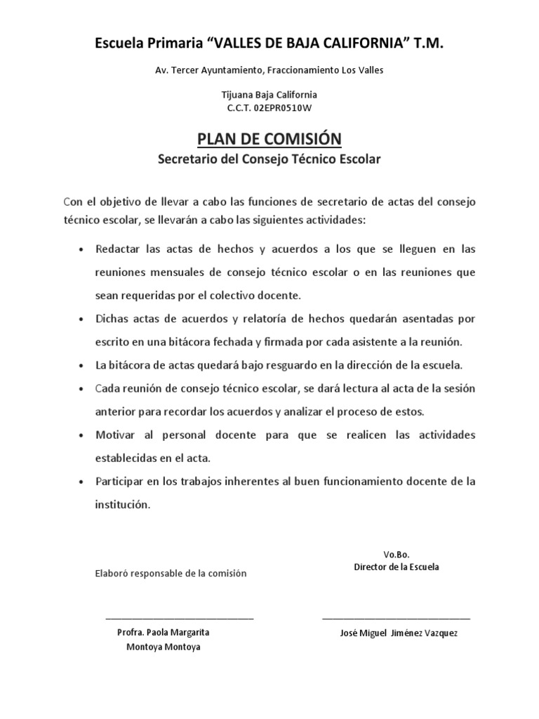 Plan de Comision | PDF