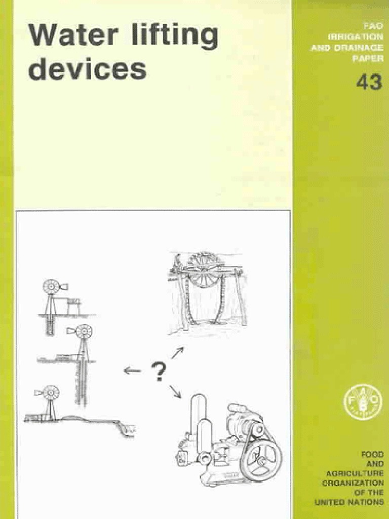 Water Lifting Devices - Section 0 - CONTENTS | PDF | Technology ...