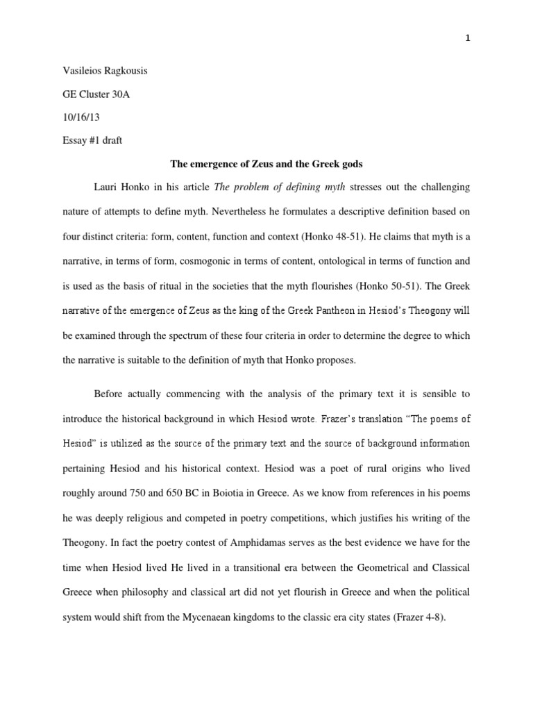 The Rise of Zeus | PDF | Greek Mythology | Zeus