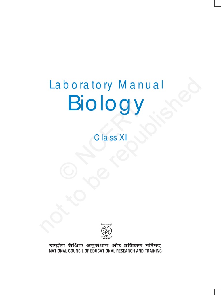 Biology Lab Manual | PDF | Experiment | Curriculum