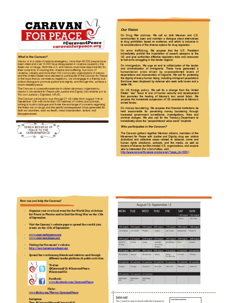 Our Vision: What Is The Caravan? | PDF | Immigration | Money Laundering