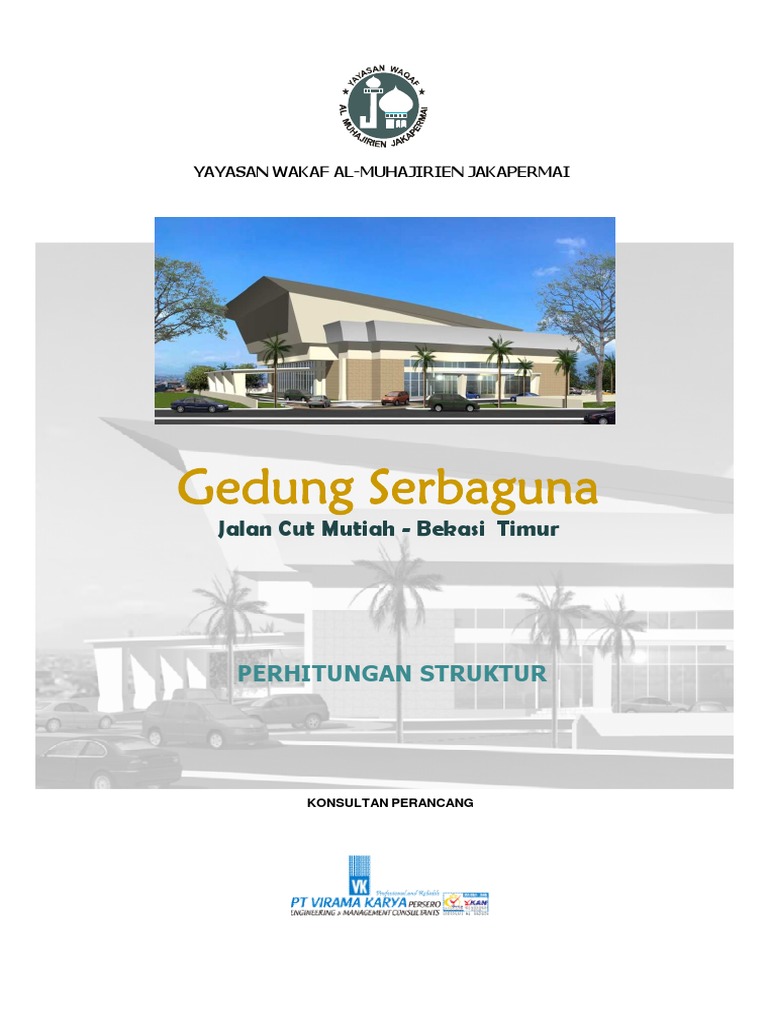 Perhitungan Struktur Gedung Serbaguna PDF | PDF