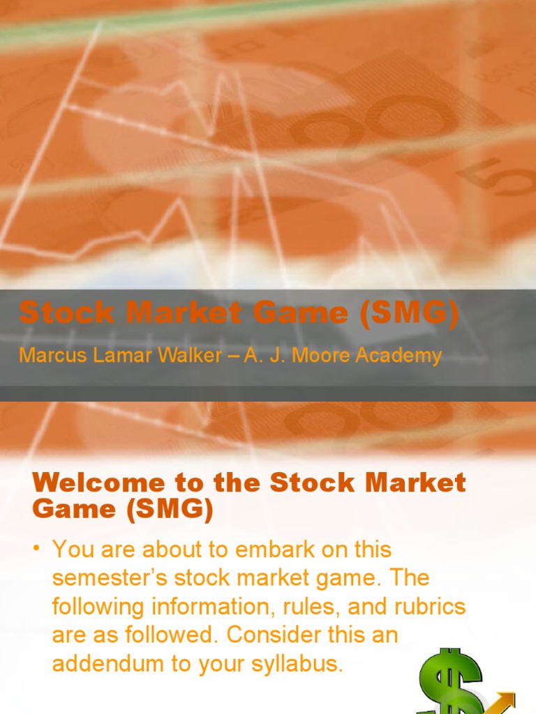 Stock Market Game (SMG) | PDF | Stock Market | Stocks