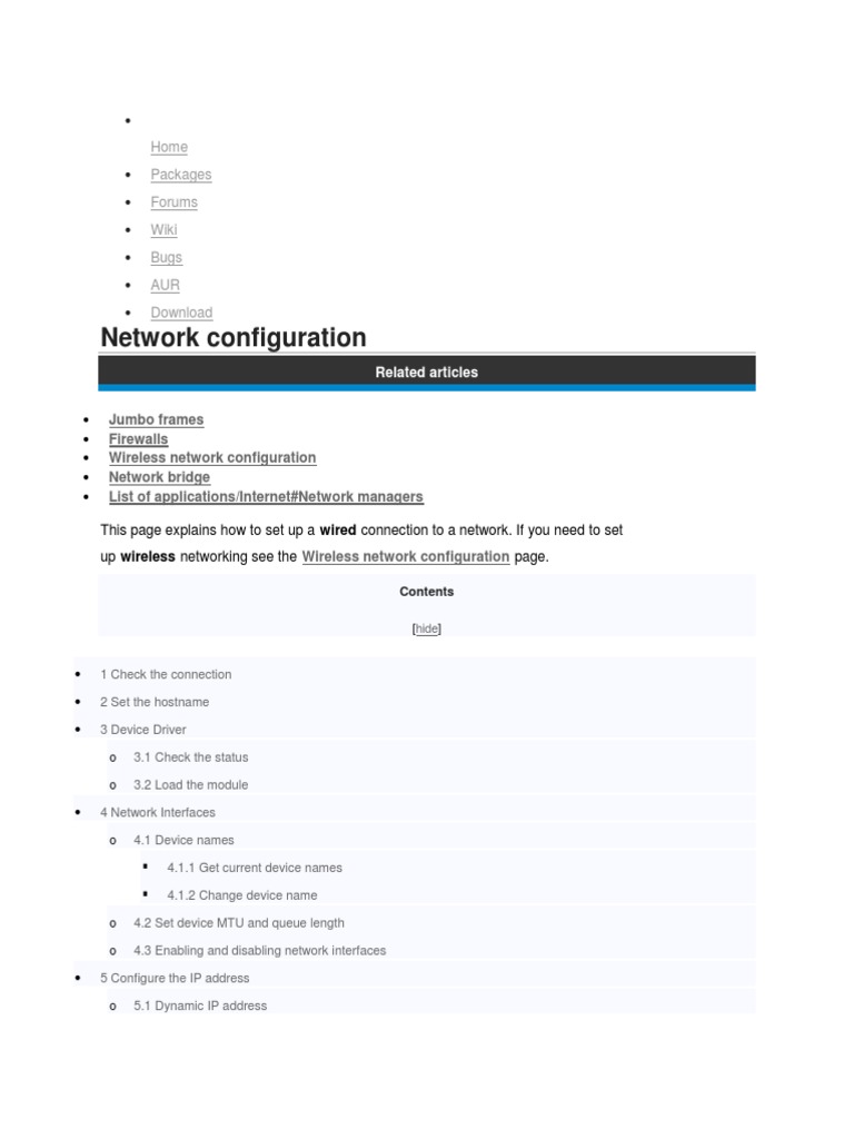 Net Config | PDF | Ip Address | Network Interface Controller