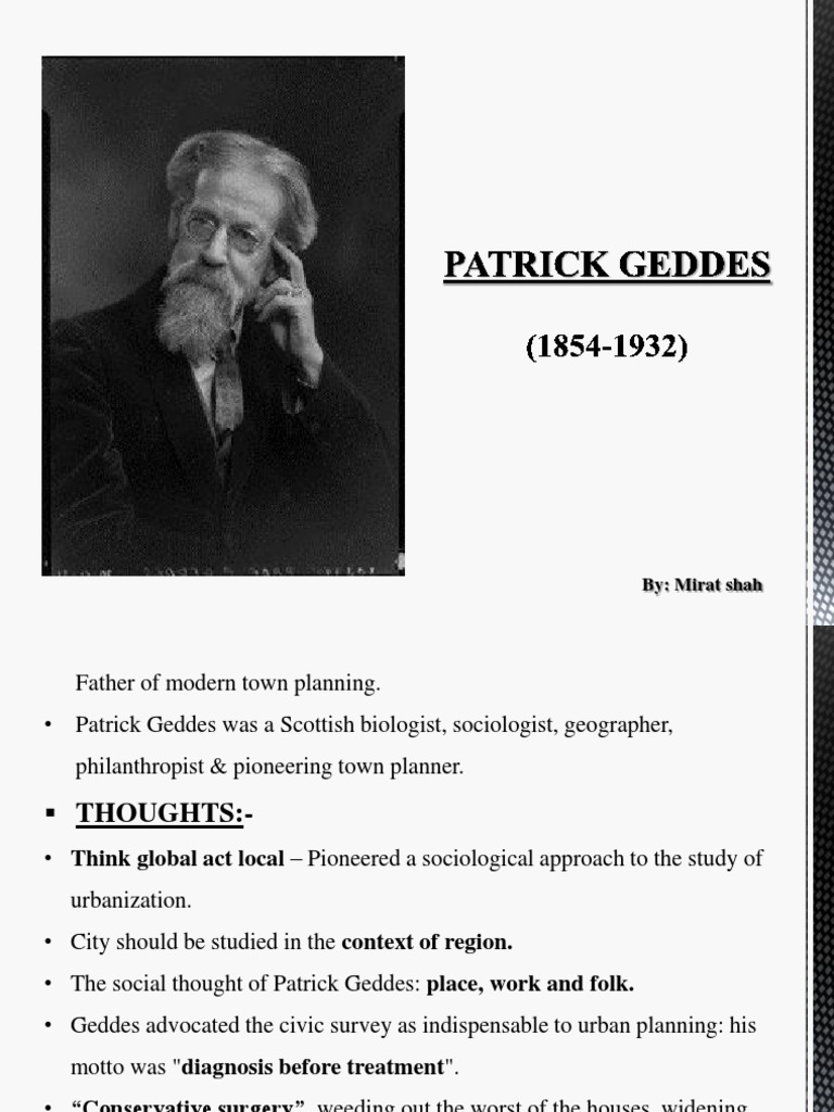 Patrick Geddes | Download Free PDF | Science | Sociology