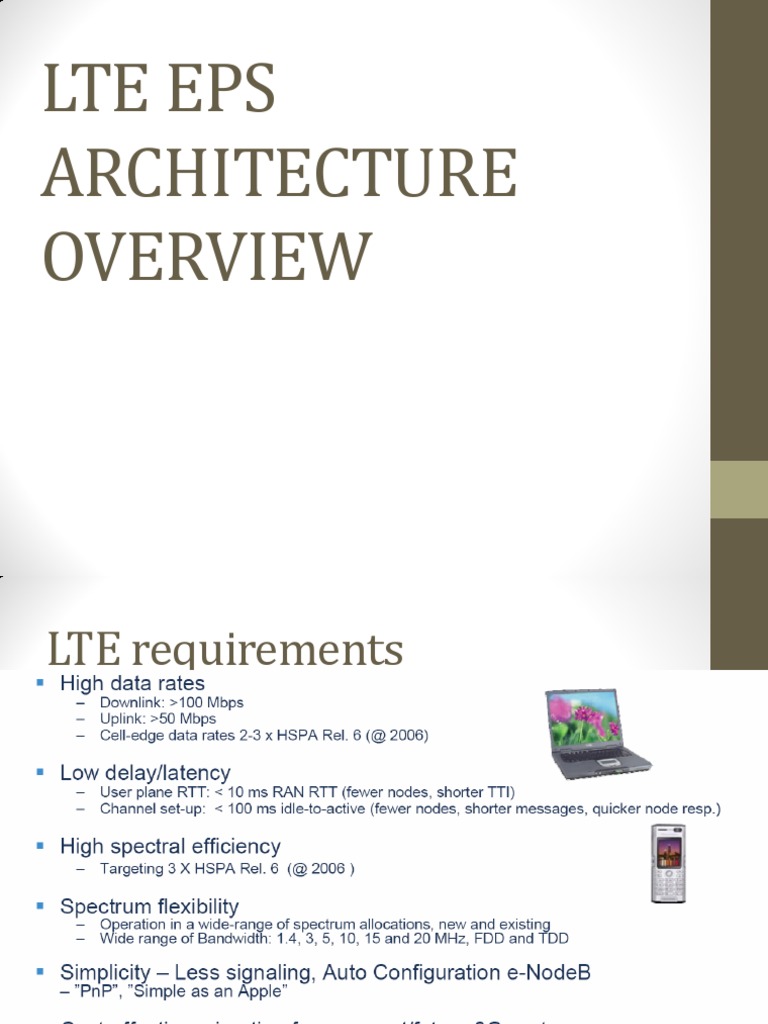 LTE EPS Architecture Overview | PDF | Computers | Technology & Engineering