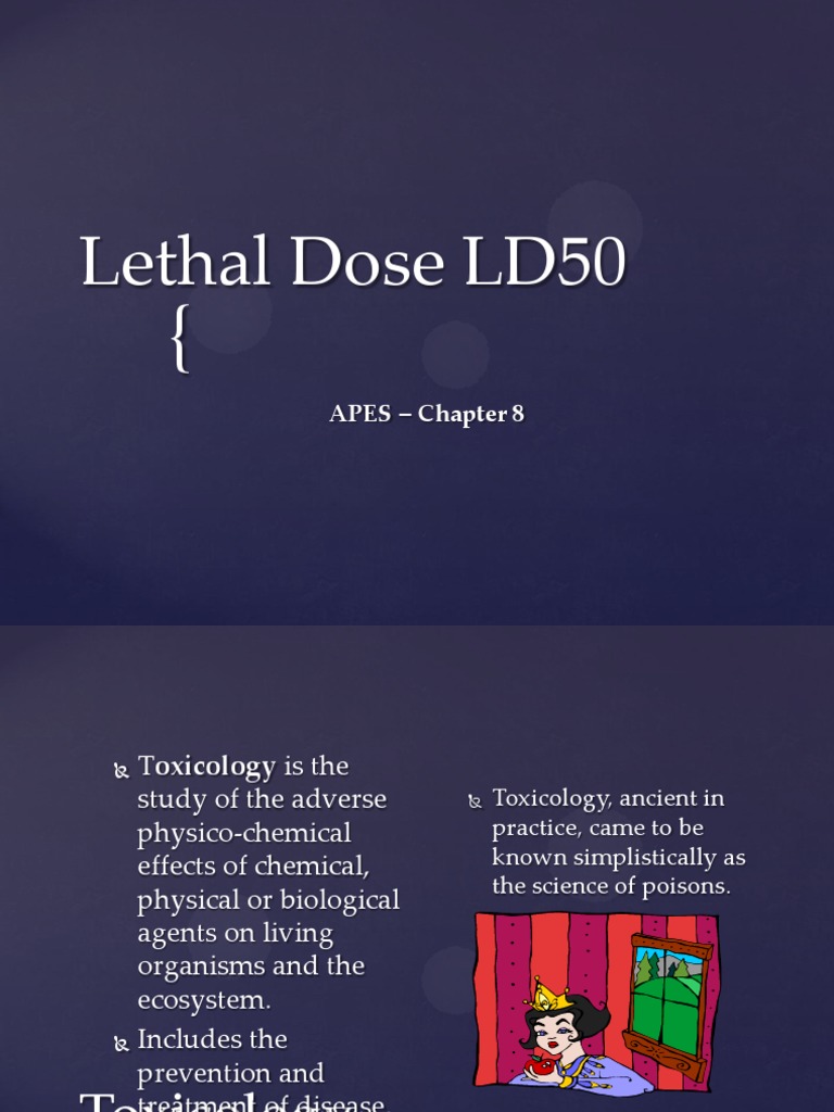 Lethal Dose 50 | PDF | Toxicity | Toxicology