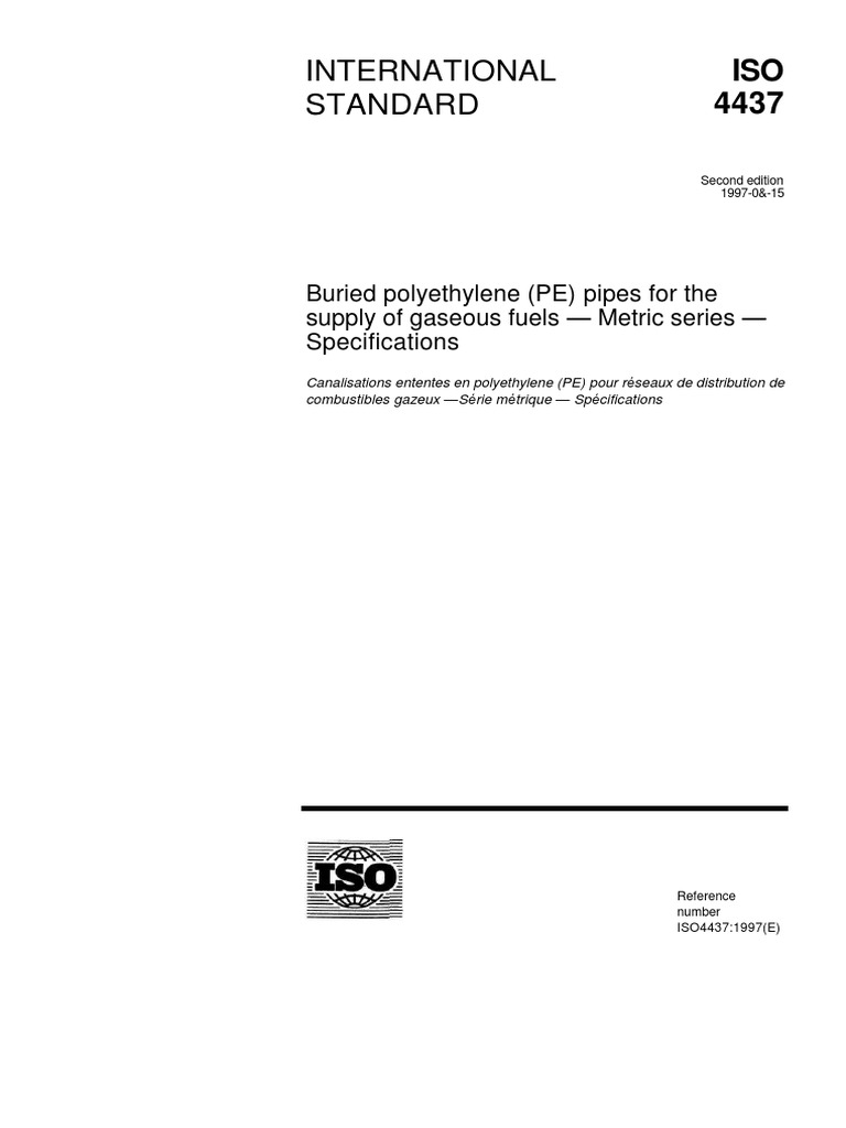 Standard Iso 4437 | PDF