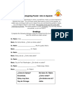 Span I Review Packet I | PDF | Linguistic Morphology | Philology