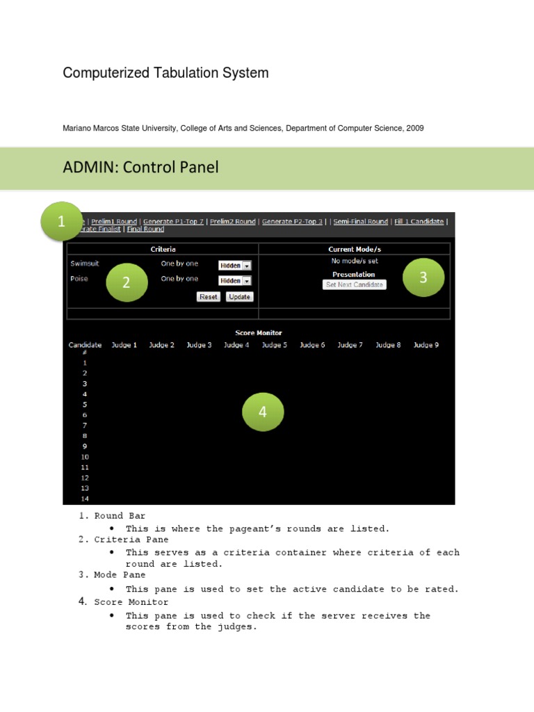 Computerized Tabulation User's Manual | PDF | Button (Computing) | User (Computing)