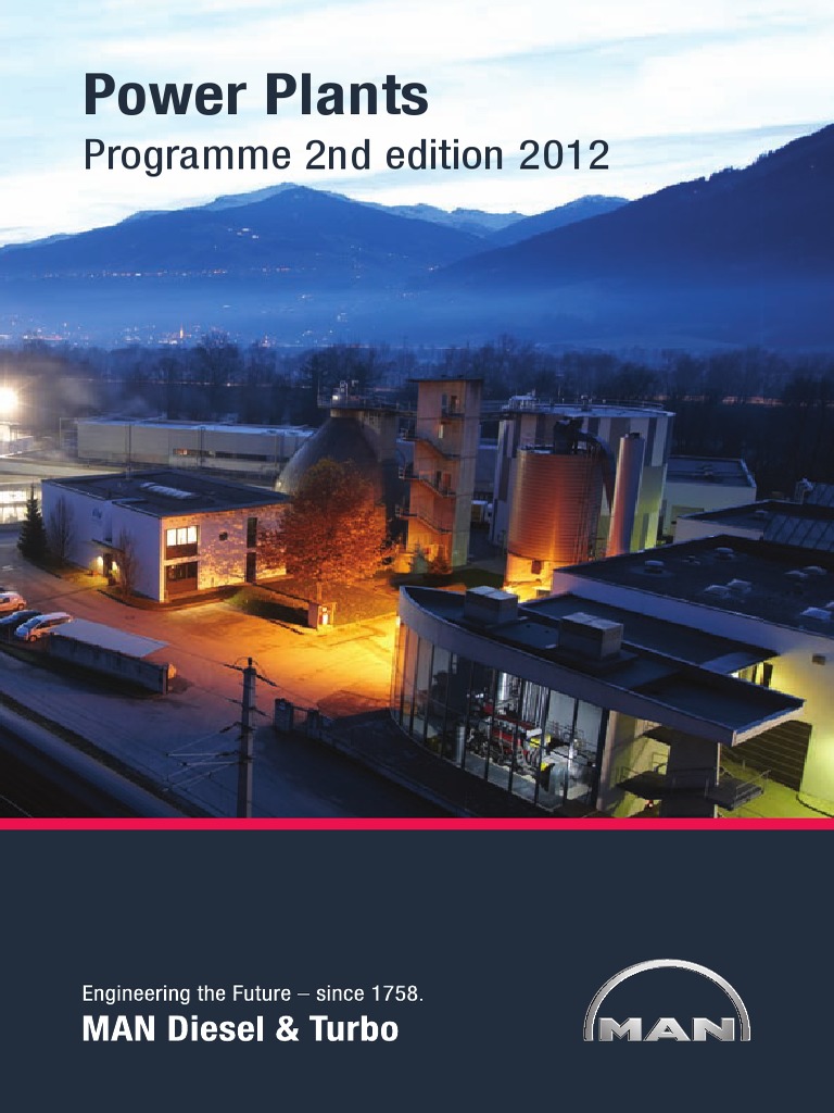 MAN - Power Plants PDF | PDF | Cogeneration | Internal Combustion Engine