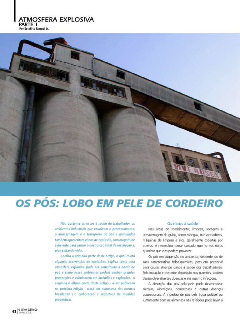 Atmosfera Explosiva PDF | PDF | Engenharia Elétrica | Explosão