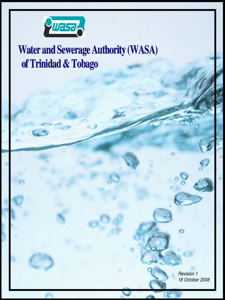 WASA Design Guideline Manual R1 Oct 08 | PDF | Sewage Treatment | Water ...