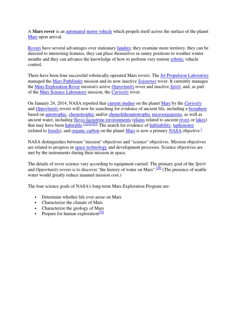 Sojourner Opportunity Spirit Curiosity Curiosity Opportunity | PDF