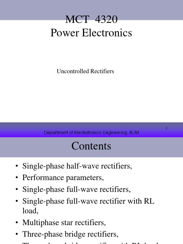 Diode Rectifiers | PDF | Rectifier | Direct Current