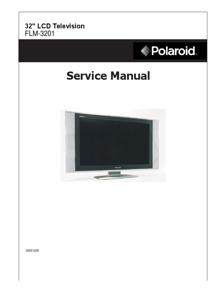 Polaroid LCD TV FLM-3201 - ServiceManual - 20051205 PDF | PDF | Antenna ...