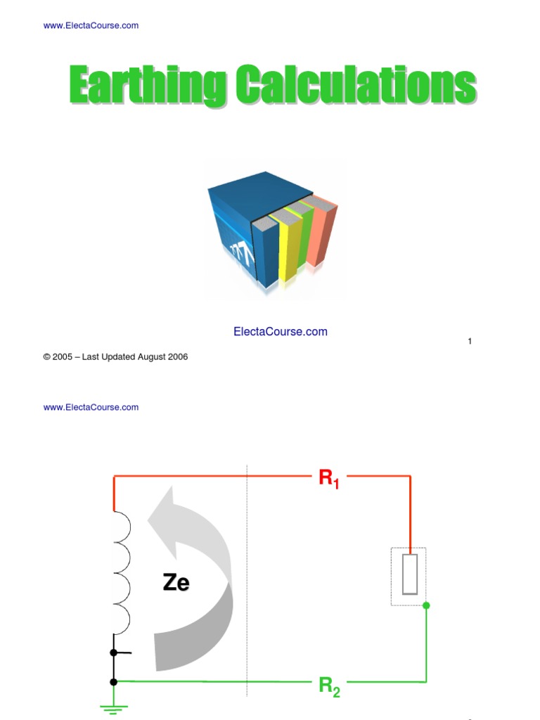2391 - Earthing Calculations | PDF | Electrical Conductor | Electrical Resistance And Conductance