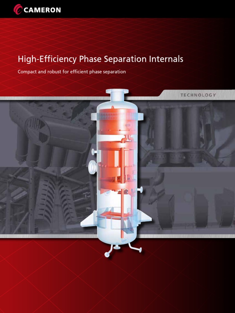High Efficiency Phase Separation Internals Brochure | PDF | Gas Technologies | Mechanical ...