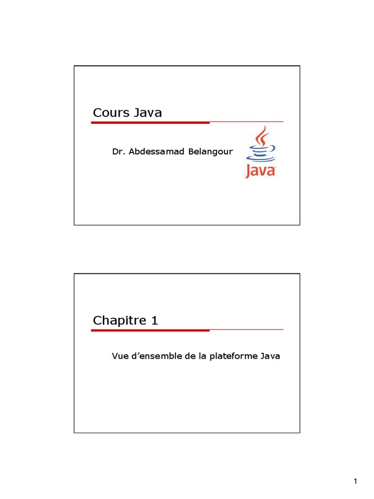 Cours Java PDF | PDF