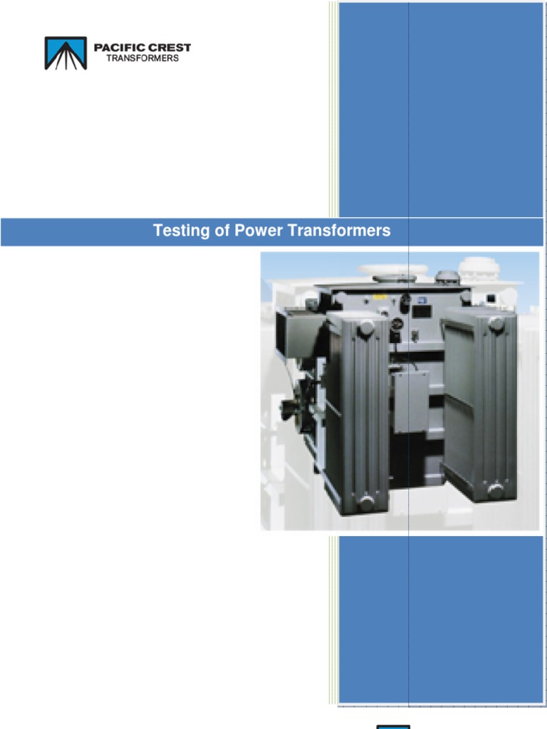 Power Transformer Testing Procedures | PDF | Transformer | Electrical ...