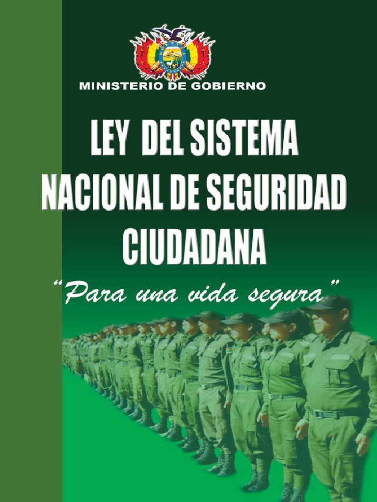 Ley De Seguridad Ciudadana Pdf Pdf Policía Alcalde