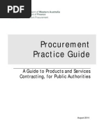 Basic Procurement Handbook Overview | PDF | Procurement | Supply Chain