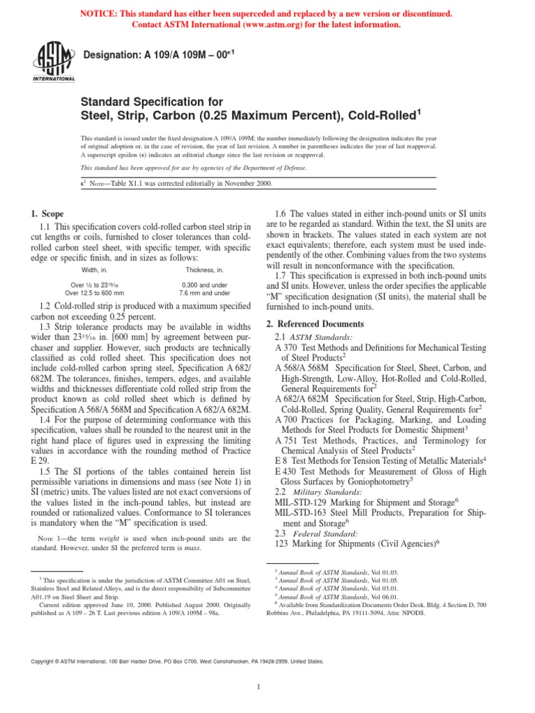 Astm A10 | PDF