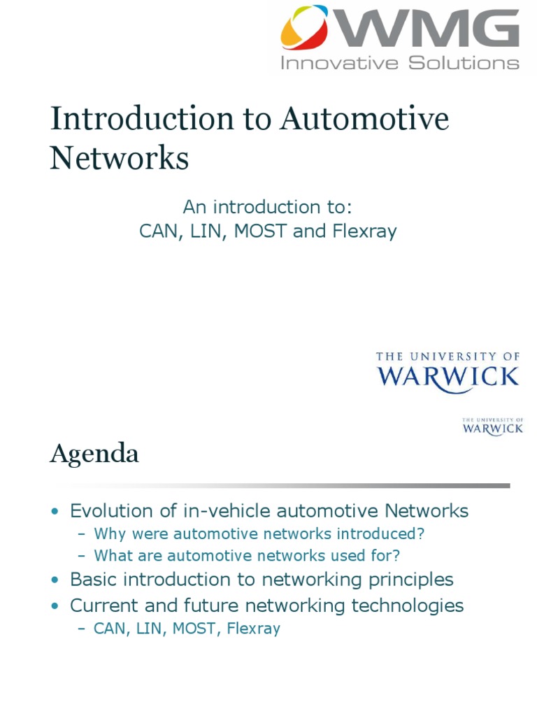 Introduction To Automotive Networks | PDF | Computer Network ...