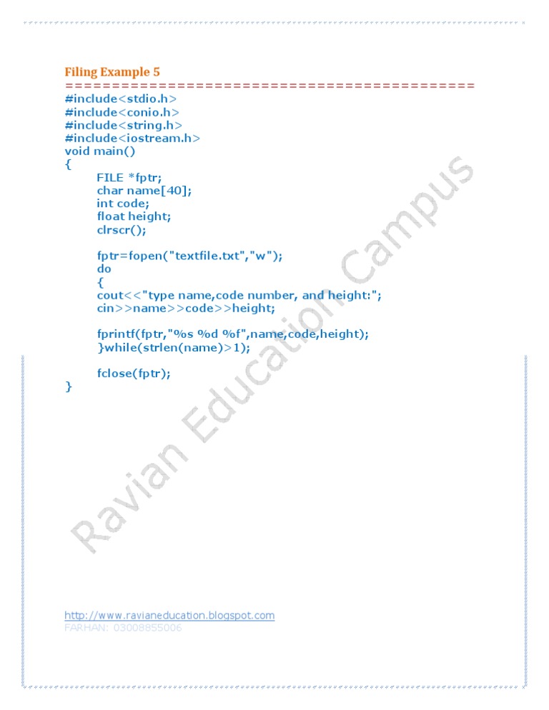 Filing Example 5 | PDF