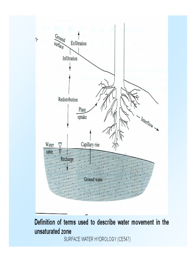 D Infiltration | PDF | Hydrology | Porosity