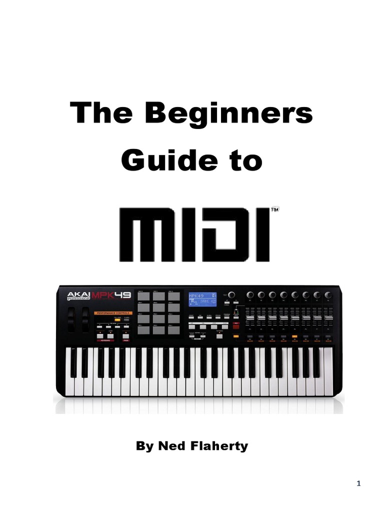 Beginner's MIDI Guide Explained | PDF | Synthesizer | Musical Instruments
