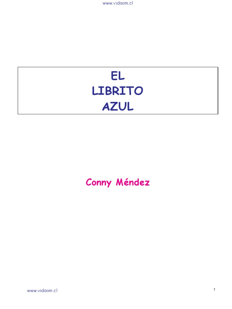El Librito Azul - Mendez Conny PDF | PDF