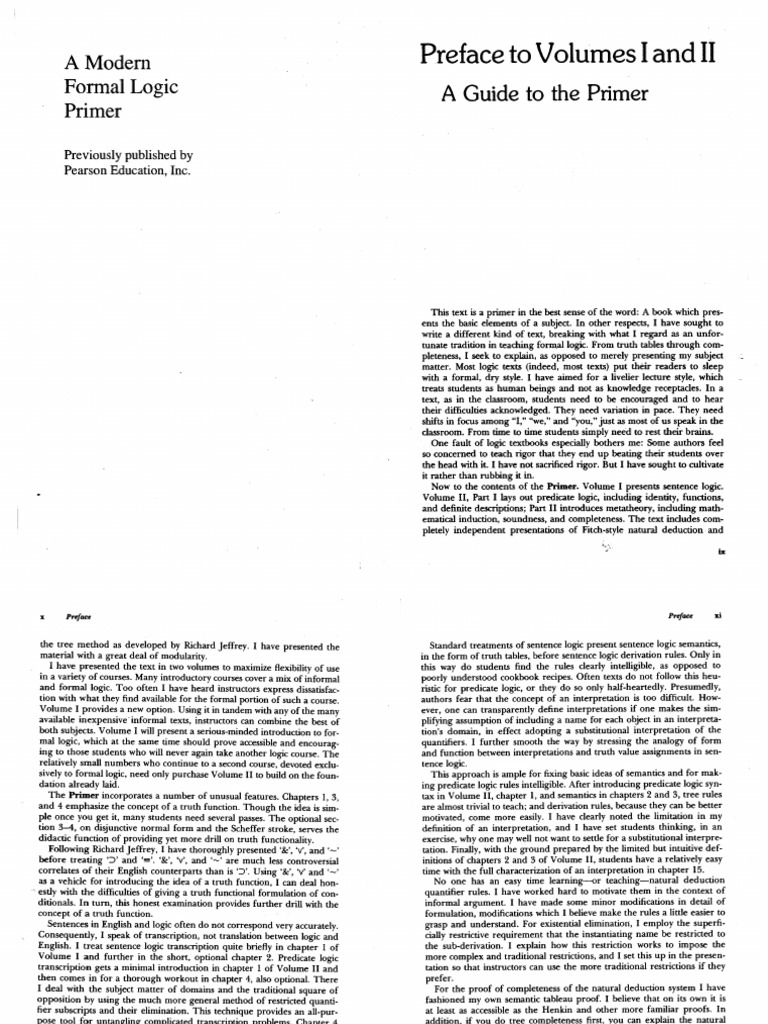 Teller-Formal Logic Primer | PDF | Argument | Validity