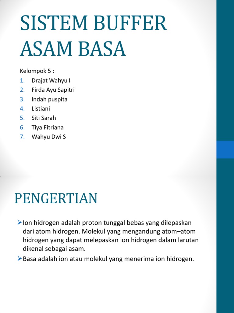 Sistem Buffer Asam Basa | PDF