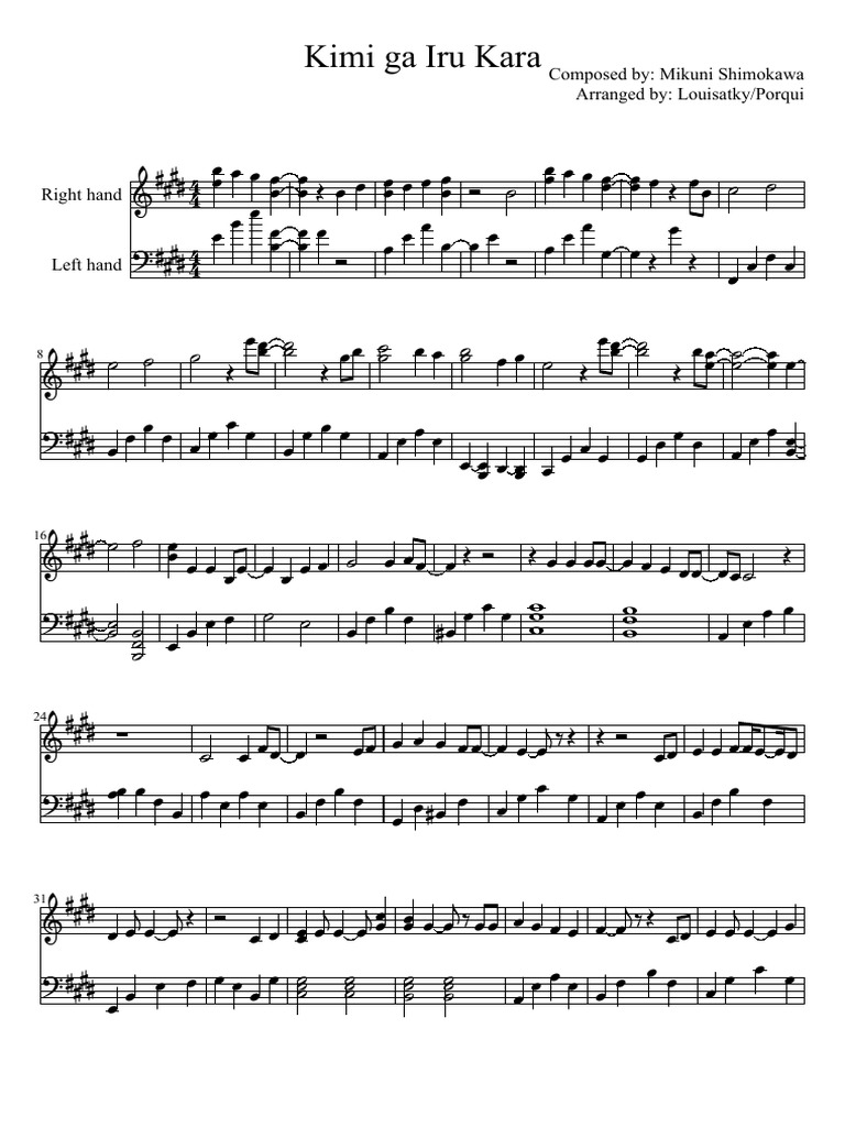 Kimi Ga Iru Kara | PDF