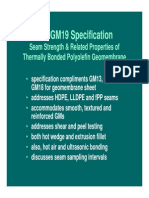GRI-GM19a Standard Specification | PDF | Extrusion | Polyethylene