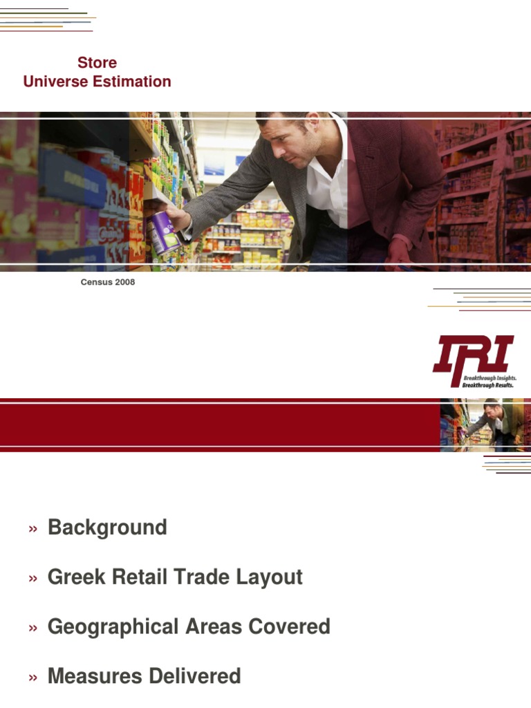 Census 2008 | PDF | Grocery Store | Retail