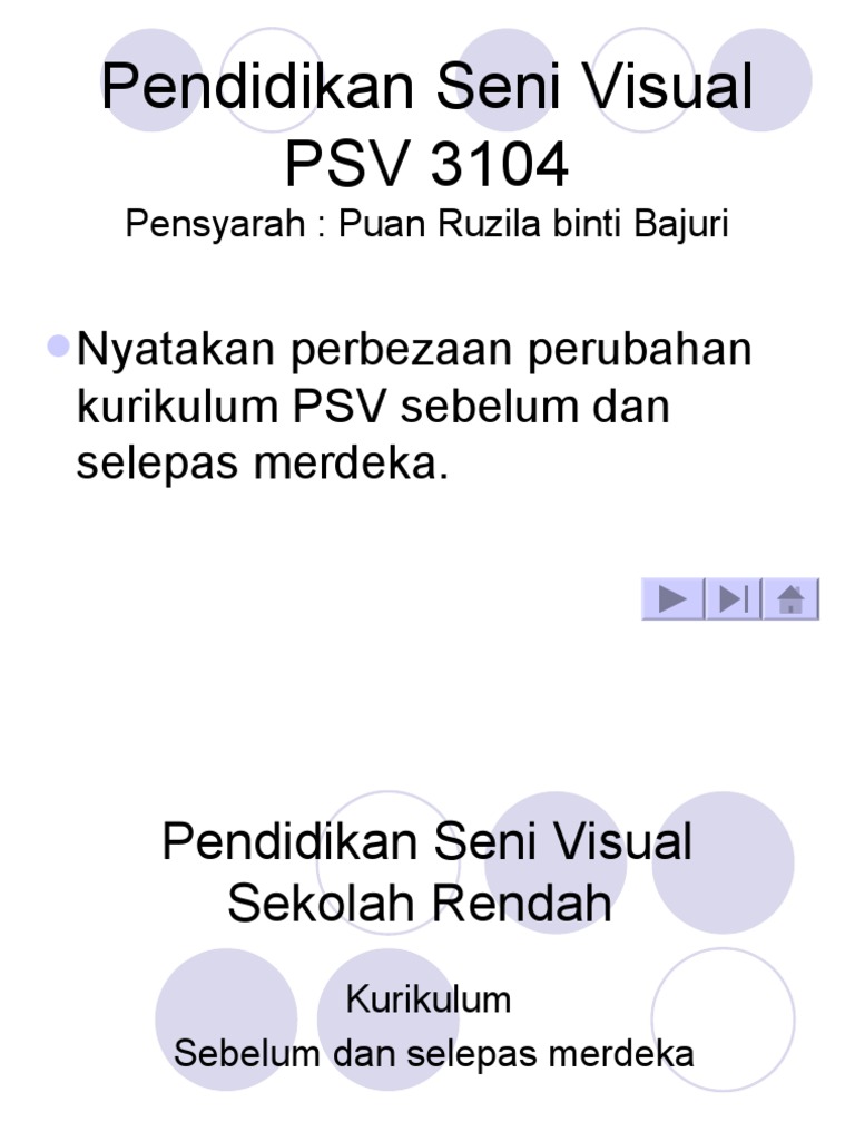 Pendidikan Seni Visual Sekolah Rendah | PDF