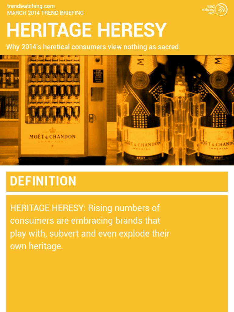 Brands Embrace Heritage Heresy | PDF | Brand | Heresy