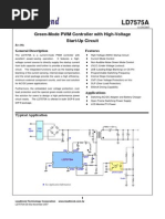 LD 7575 | PDF | Mosfet | Field Effect Transistor