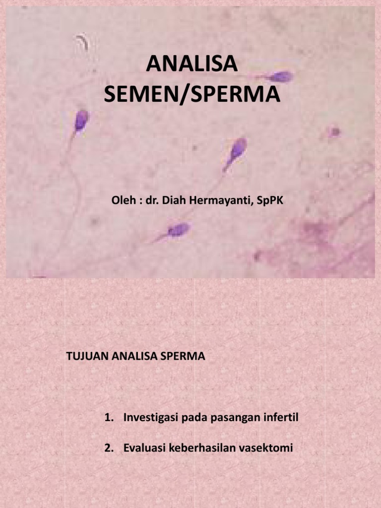 Analisa Sperma | PDF | Pengembangan Diri | Kesehatan Holistik
