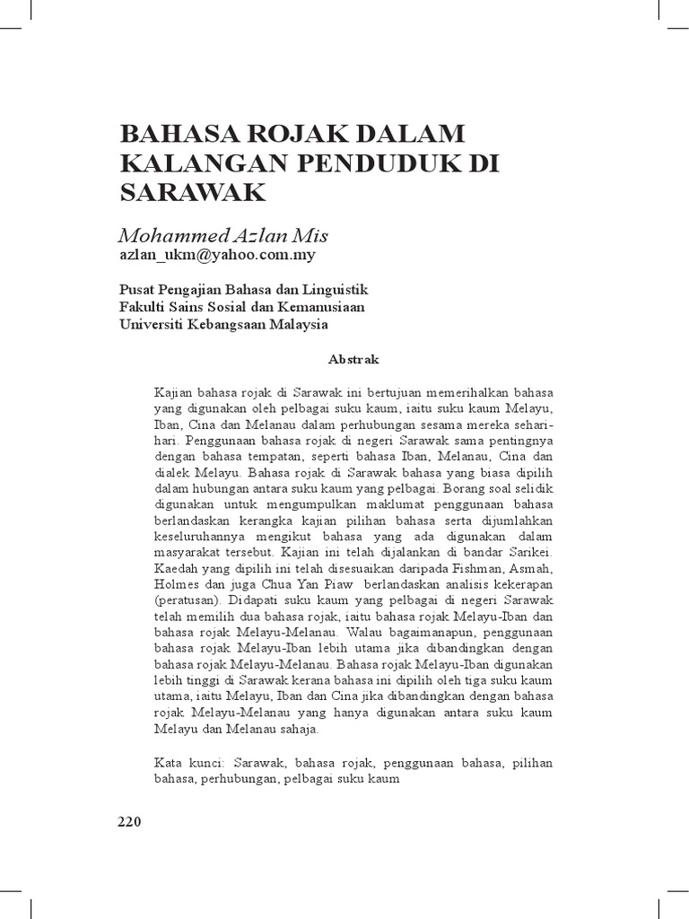 4 Bahasa Rojak PDF | PDF