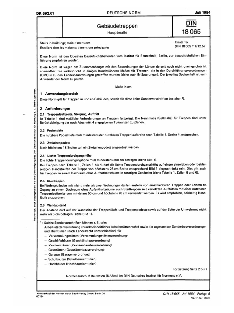 Din 18065 Norm | PDF