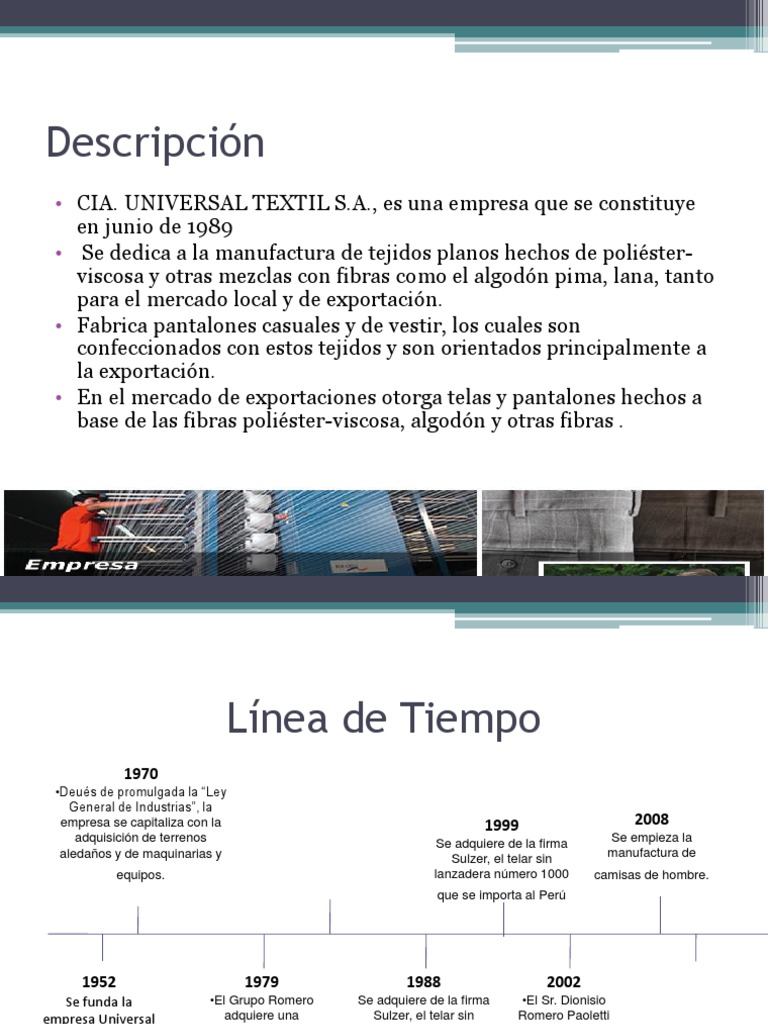 UNIVERSALTEXTIL | PDF | Industria textil | Algodón