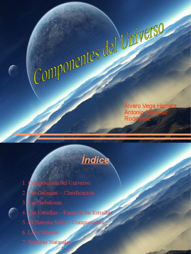 Componentes del universo(Versión PDF).pdf | Galaxia | Universo