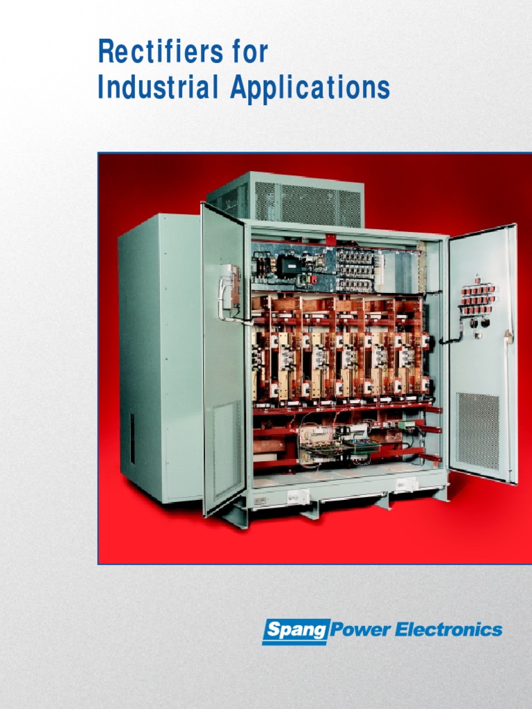 Industrial Rectifier Brochure | Rectifier | Transformer
