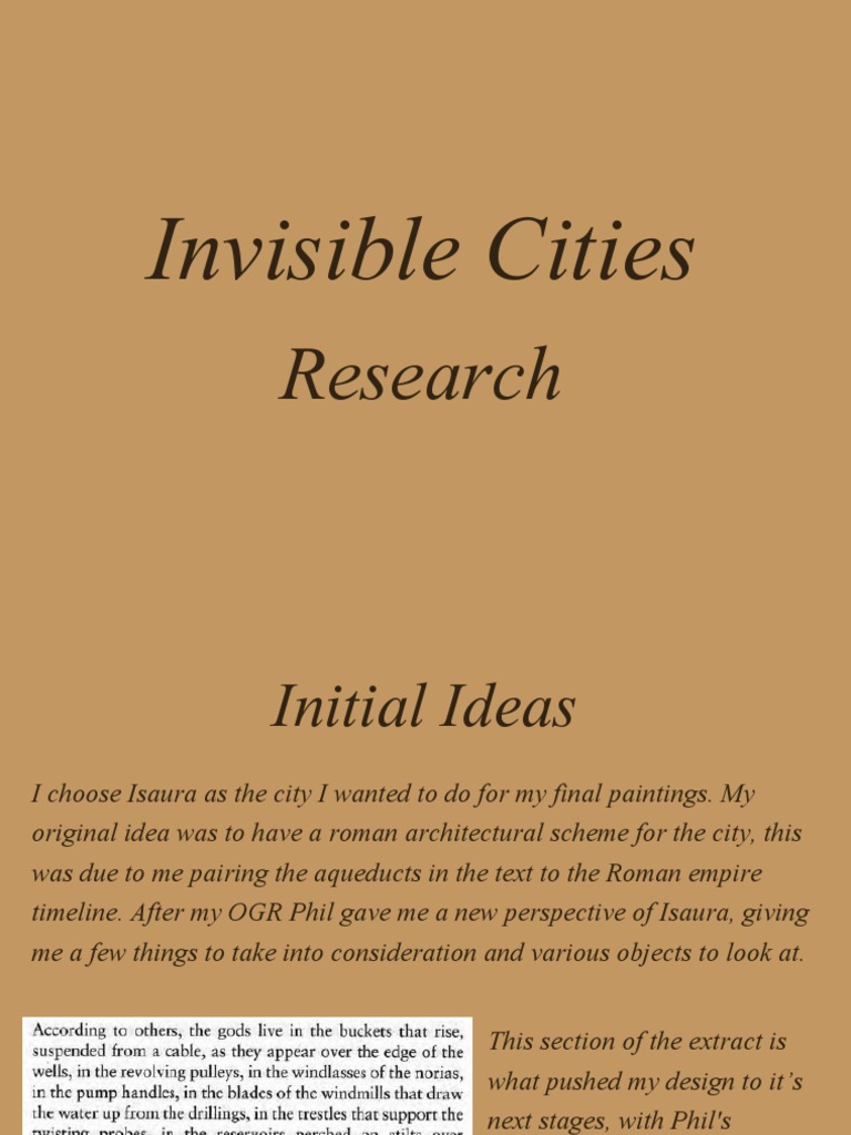 Designing Isaura: A Whimsical City | PDF | Home & Garden | Art