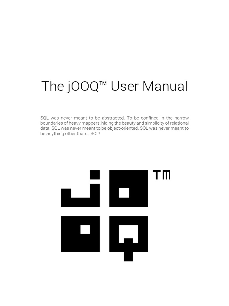 Tutorial de JooQ | PDF | Sql | Parameter (Computer Programming)