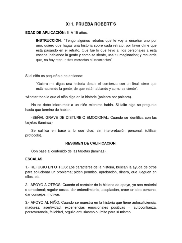 Prueba Robert S | PDF | Ira | Ciencia cognitiva